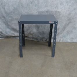 Uline-H-6979-Workbench-Gray-Metal-Rectangle-Adjustable-18"x24"