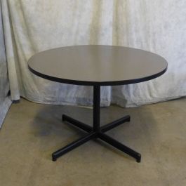 Steelcase-Cafe/Bistro-Table-Gray-Laminate-Round-42"