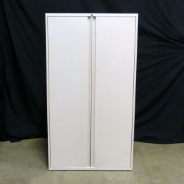 KI-700-Series-Storage-Cabinet-Beige-Metal-4-Shelves-Lockable-Keys-not ...