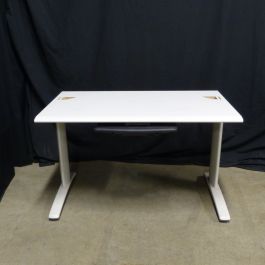 Steelcase-Desk-Gray-Laminate-Rectangle-with-Keyboard-Tray-48"x30"x29"