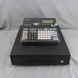 Casio-PCR-T2100-Electronic-Cash-Register-Mixed-Materials-Includes-Key