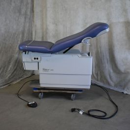 Ritter-222-Manual-Exam-Table-Blue-Vinyl-Adjustable-Fixed-400-lb.-Capacity