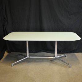 Steelcase-Conference-Table-White-Glass-Rectangle-72"x36"