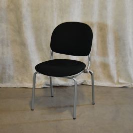 Ki-Torsion-Stacking-Chair-Black-Fabric-No-Arms