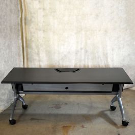 Vecta-Train-(72x30)-Folding-Table-Gray-Laminate-Rectangle-with ...