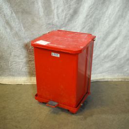 United-Metal-Receptacle-Corp.-ST7-Series-Wastebasket-Red-Fire-Resistant ...