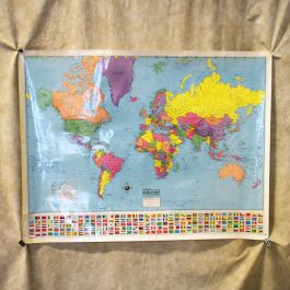 Hammond-World-Map-G-XM-PR-1599-Print-No-Frame-50"x38.25"