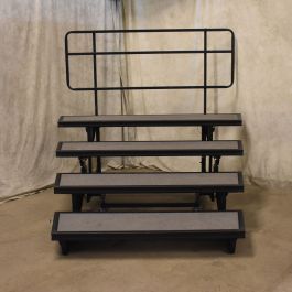 Wenger-Signature-Series-Riser-4-Step-Choir-Riser-Black-Colored-Metal-78 ...