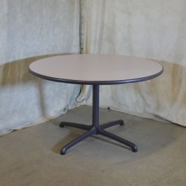 Steelcase-854800-Cafe/Bistro-Table-Gray-Colored-Laminate-Round-48"x48 ...