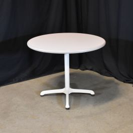 Steelcase-853600-Cafe/Bistro-Table-Gray-Colored-Laminate-Round-36"x36 ...