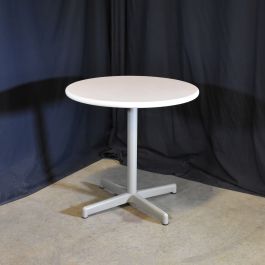 Steelcase-853000-Cafe/Bistro-Table-Gray-Colored-Laminate-Round-30"x30"x28"