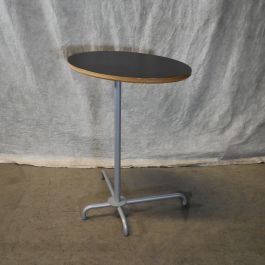 Izzy+-Harter-End-Table-Black-Colored-Laminate-Oval-20"x14"x26"