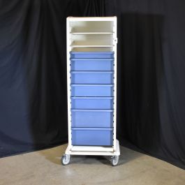 Herman-Miller-Mobile-Medical-Storage-Ivory-Colored-Lockable-Keys-not ...