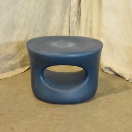 TenJam-Amped-Accent-Table-Teal-Colored-Plastic-Custom-Shape-22"x16"x16"