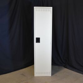 Tennsco-1-Tier-Single-Locker-Beige-Colored-Metal-Flat-Base-Requires ...