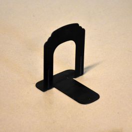 Demco-Bookends-Black-Colored-Metal-4.5"x5.5"x5.5"