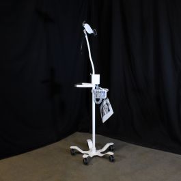 Rolling-Tablet-Stand-White-Metal-Swivel-Wheels-with-Electrical-Ports-24 ...