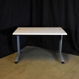 Steelcase-Desk-Beige-Laminate-Rectangle-with-Wheels-&-Cord-Cut-Outs ...