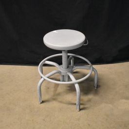 BioFit-1J62-Stool-Gray-Metal-Adjustable-No-Arms