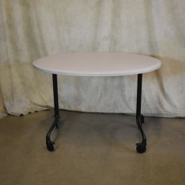 Steelcase-GSCTV42C-Standard-Surface-Beige-Laminate-Oval-with-Wheels-42 ...