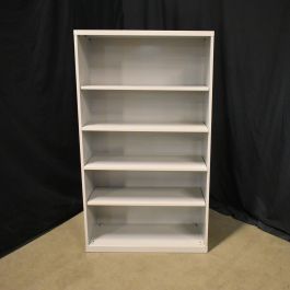 Knoll-Calibre-Freestanding-Gray-Metal-Closed-Shelving-5-Shelves-36"x15 ...