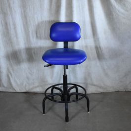 BioFit-Stool-Blue-Vinyl-Adjustable-No-Arms