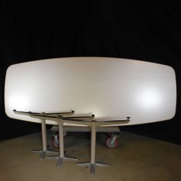 Steelcase-Conference-Table-Beige-Laminate-Oval-120"x48"