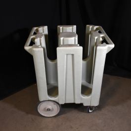 Cambro-Dish-Dispenser-Cart-Light-Green-Plastic-29.5"x24"x32"