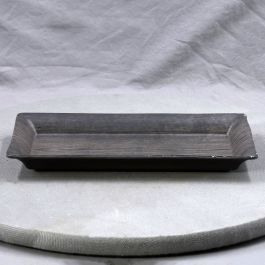 American-Metalcraft-Commercial-Serving-Tray-Dark-Wood-Colored-Plastic ...