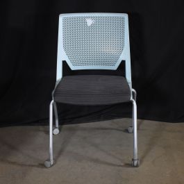 Haworth-Very-(Stacking-Chair)-Stacking-Chair-Gray-Pattern-Fabric-No ...