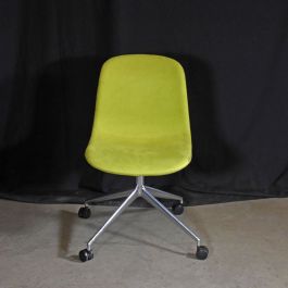 Stylex-Office-Chair-Green-Fabric-with-Wheels
