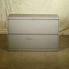 Steelcase-942261RW-7238-Fieldstone-Metal-2-Drawer-File-Cabinet-Lockable ...