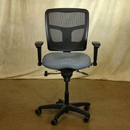 KI-Impress-Ultra-Office-Chair-Blue-Pattern-Fabric-Adjustable-with-Arms ...
