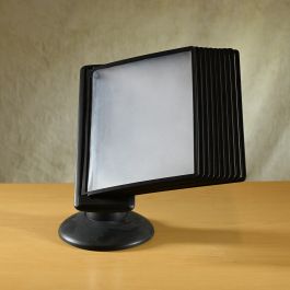 Durable-Flip-Document-Holder-Black-Plastic