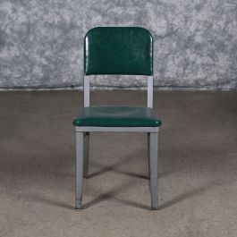 Steelcase-Tanker-(Side-Chair)-Conversation/Side-Chair-Green-Vinyl-No-Arms