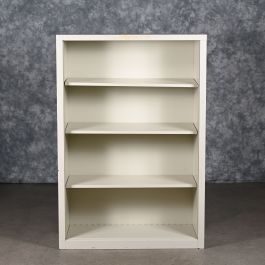 Steelcase-Freestanding-Beige-Metal-Closed-Shelving-4-Shelves-37.5"x15"x55"