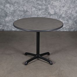 Steelcase-853600-Cafe/Bistro-Table-Gray-Laminate-Round-36"x36"x28.5"