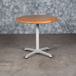 Steelcase-853000-Cafe/Bistro-Table-Medium-Wood-Colored-Laminate-Round ...