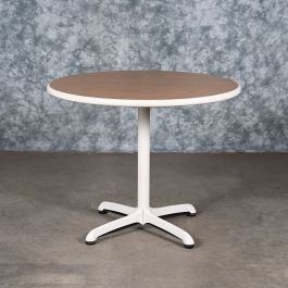 Steelcase-853600-Cafe/Bistro-Table-Medium-Wood-Colored-Laminate-Round ...