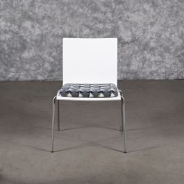 Leland-Manufacturing-Stacking-Chair-Gray-Pattern-Fabric-No-Arms
