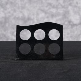 Coffee-Pod-Organizer-Black-Plastic-7.5"x3"x5.5"