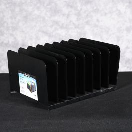 Steelmaster-2648004-Desk-Organizer-Black-Metal-11"x15.5"x8"