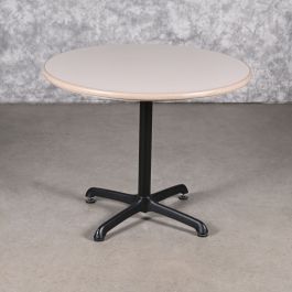 Steelcase-853600-Cafe/Bistro-Table-Gray-Laminate-Round-36"x36"x28.5"