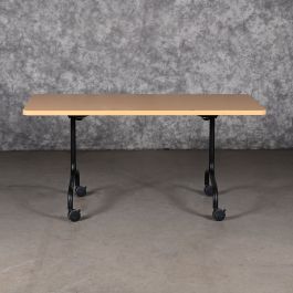 Steelcase-6096513-Folding-Table-Light-Wood-Colored-Laminate-Rectangle ...