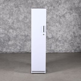 Steelcase-1-Tier-Single-Locker-White-Laminate-Flat-Base-with-Key-12"x25 ...