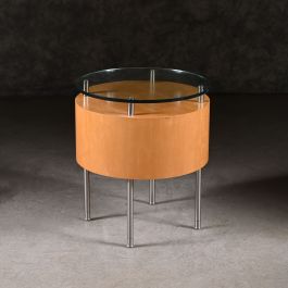 End-Table-Clear-Glass-Round-Removable-Table-Top-20"x20"x23"