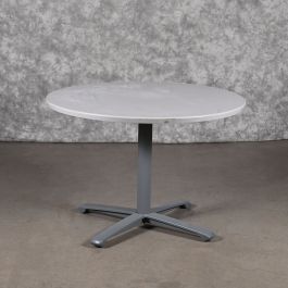 Steelcase-Cafe/Bistro-Table-Gray-Laminate-Round-42"x28.5"