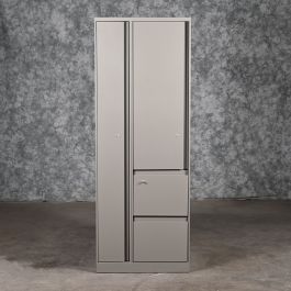 Steelcase-RDD24245LCF-7238-Fieldstone-Metal-2-Drawers-Lockable-Includes ...