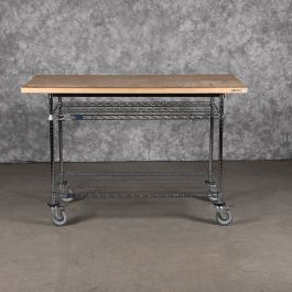 Nexel-General-Purpose-Cart-Medium-Wood-Colored-Composite-3-Shelves ...