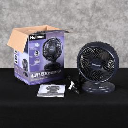 Holmes-Lil'-Blizzard-Electrical-Desk-Fan-Variable-Speed-Oscillating-Stand